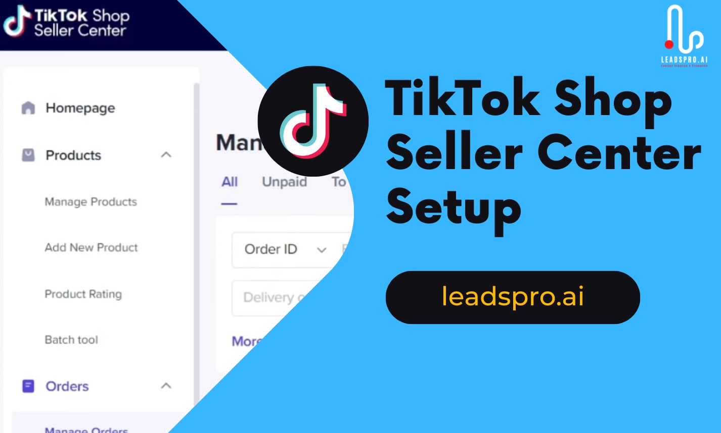 TikTok Shop Seller Center Onboarding Service | #1 TikTok Agency – Leads ...