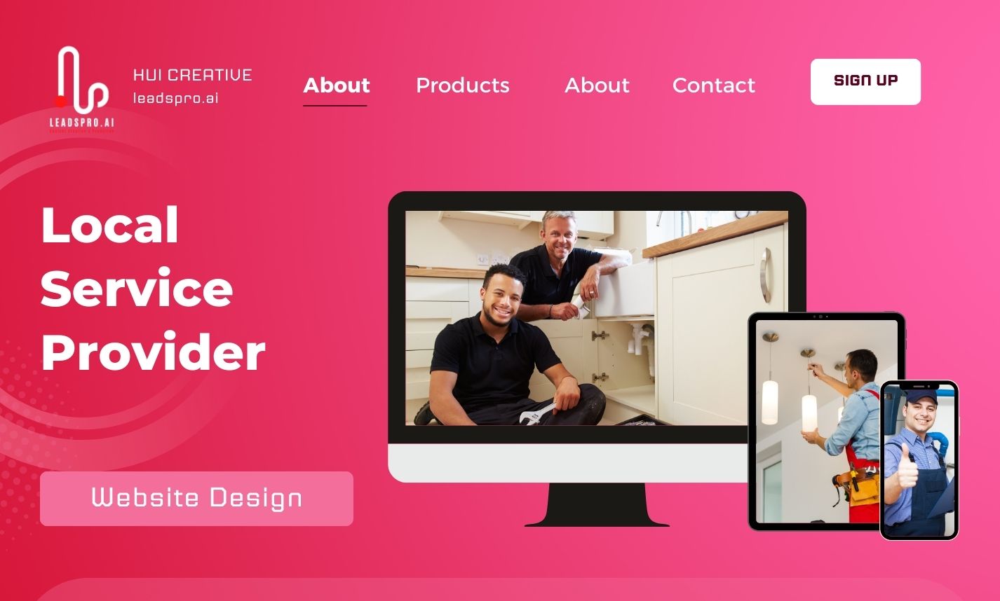 #1 Local Service Provider Website Development & Graphic Design – Leads ...